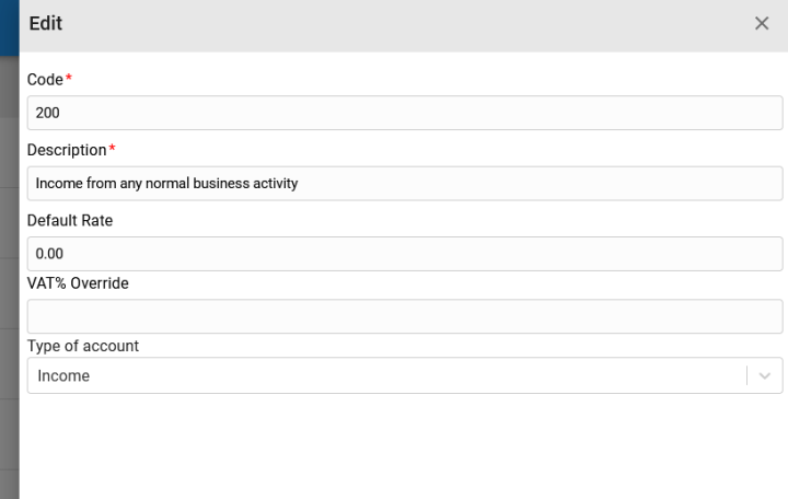 7.2 Update Account Codes – FlowLanes